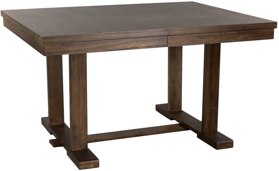 Mazin Furniture Wieland Light Rustic Brown Dining Table | Old McDonald ...