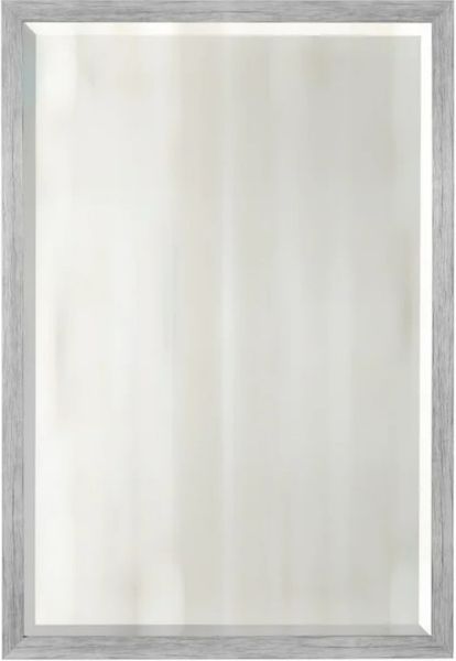Stylecraft Light Gray Beveled Framed Wall Mirror | Fischer Furniture ...