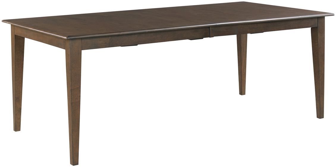 Kincaid® Kafe Mocha 80" Rectangular Leg Dining Table | Kelley Appliance Center