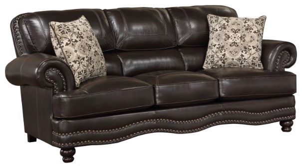 Homelegance® Milford Brown Sofa | Stylehouse Furnishings | Nipomo, CA