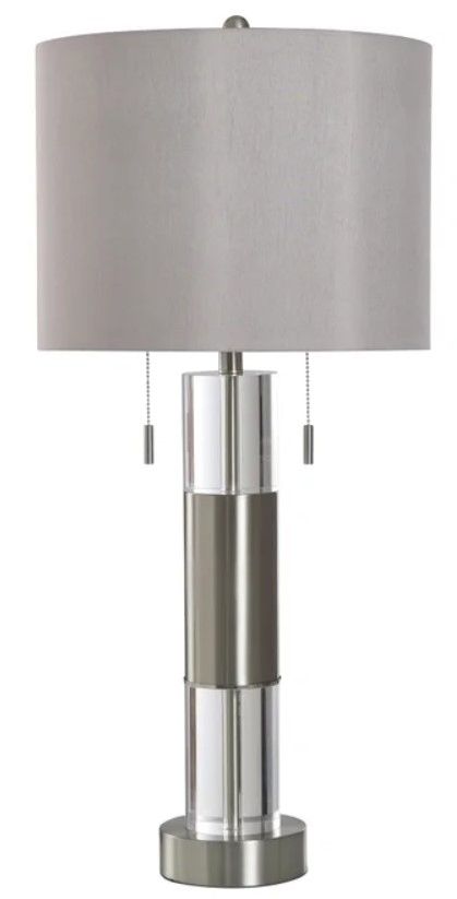 StyleCraft Platinum Crystal Table Lamp | Fischer Furniture | Rapid City, SD