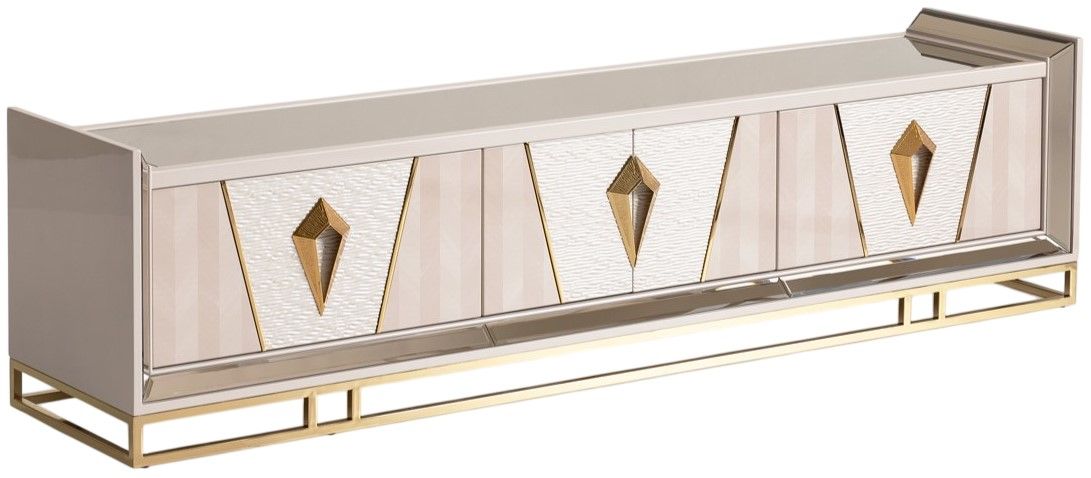 Michael Amini® Carmela Media Cabinet | Lacks Furniture | Brownsville ...