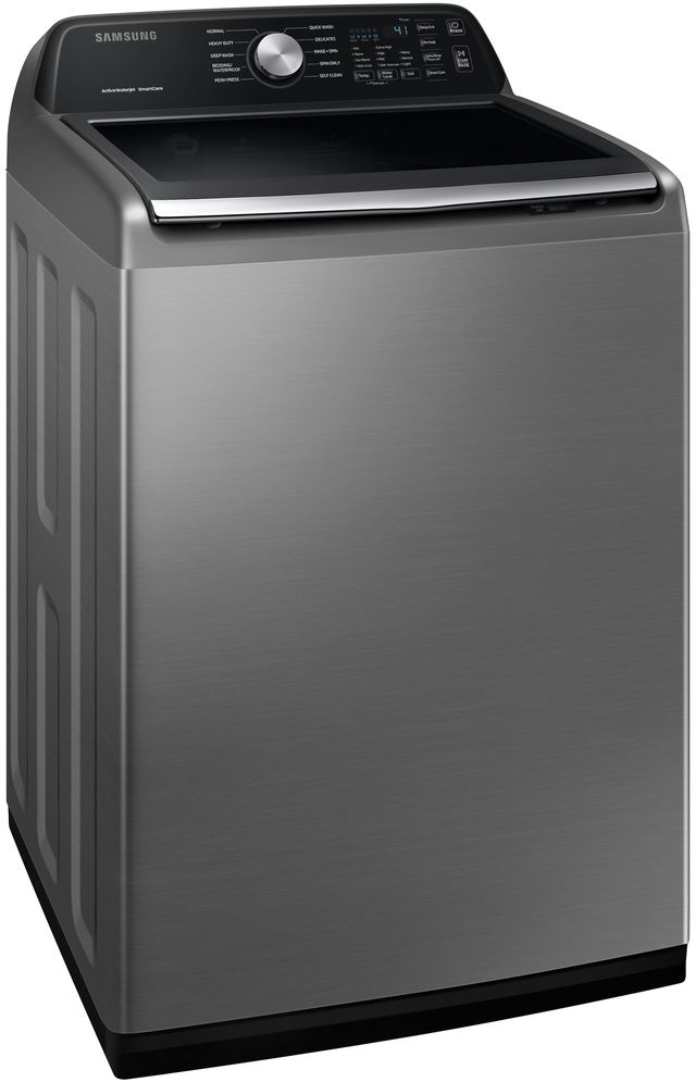 Samsung 4.5 Cu. Ft. Platinum Stainless Steel Top Load Washer Hoffman s Appliance