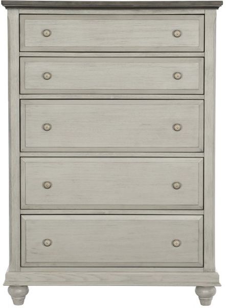 Mazin Furniture Mossbrook Light Gray Chest | Old McDonald's Furniture ...