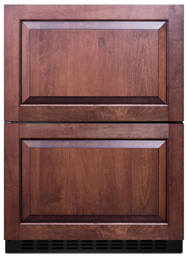 Summit® 24" Custom Panel Ready Refrigerator Drawers