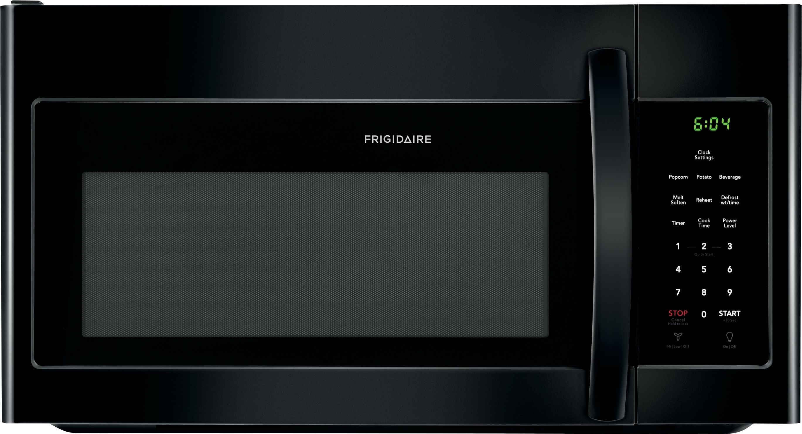 Large black microwave store