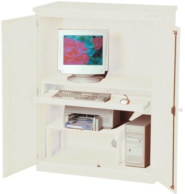 Crate Designs™ Furniture Cloud Lacquer Top Computer Armoire | Old ...