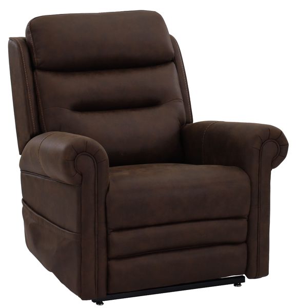 Moto Motion Walnut Power Lift Recliner | Miskelly Furniture