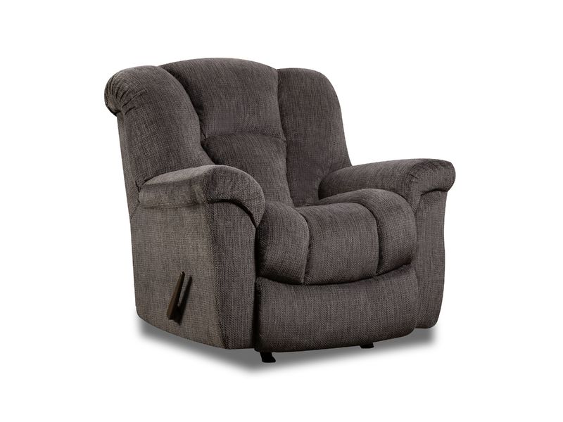Relax Grey Rocker Recliner | Bob Mills Furniture
