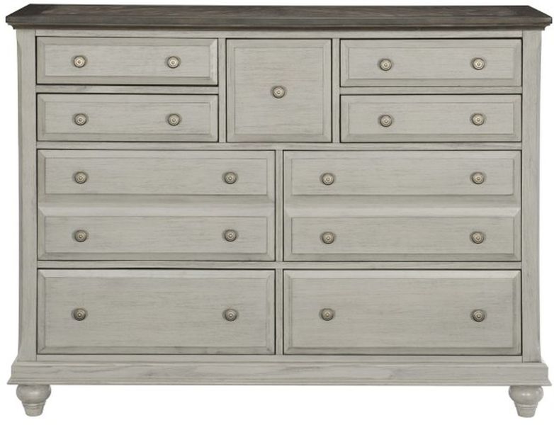 Mazin Furniture Mossbrook Light Gray Dresser | Crown Furniture & Mattress