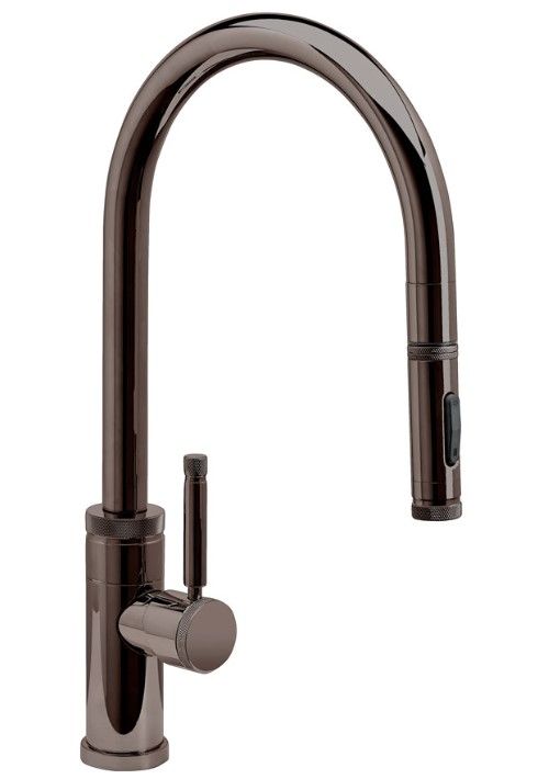 Waterstone™ Black Nickel Industrial PLP Pulldown Faucet -Toggle Sprayer ...