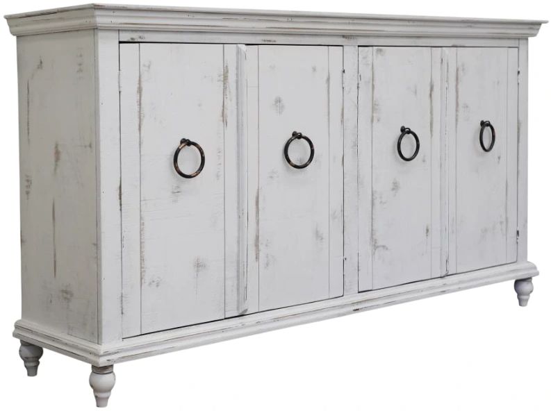 International Furniture Direct Capri White Console | Big Barn Home ...