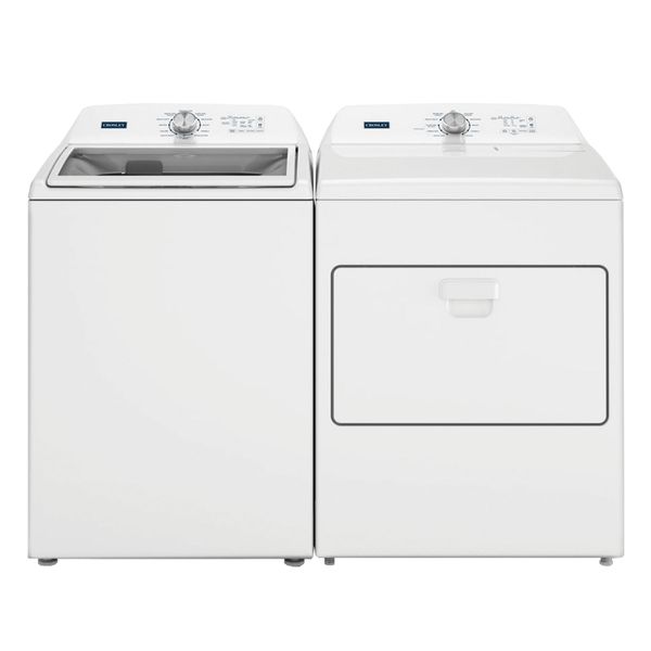 Crosley® 4.5 Cu. Ft. White Top Load Washer and 7.0 Cu. Ft. White Gas ...