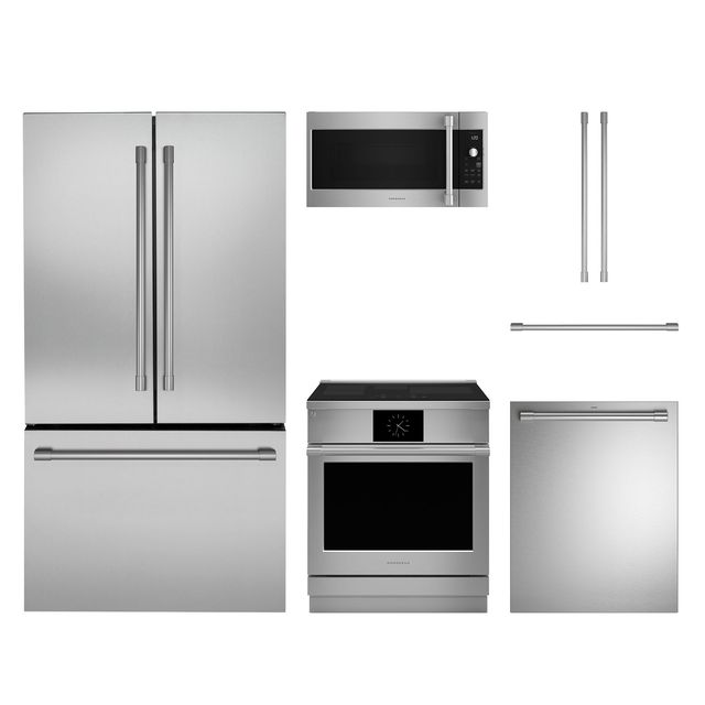 Monogram® 5 Piece Stainless Steel Kitchen Package | Albert Lee ...