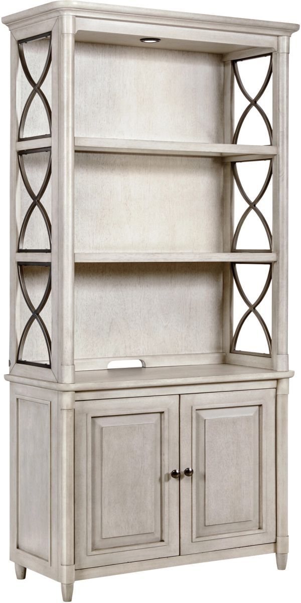 Hammary® Domaine White Bookcase | Bob Mills Furniture