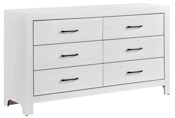 Mazin Furniture Corbin White Dresser | Spadoni's Furniture and ...