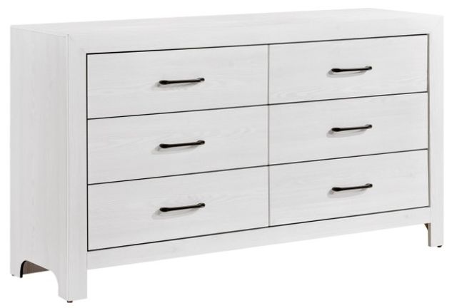 Mazin Furniture Corbin White Dresser | Spadoni's Furniture and ...