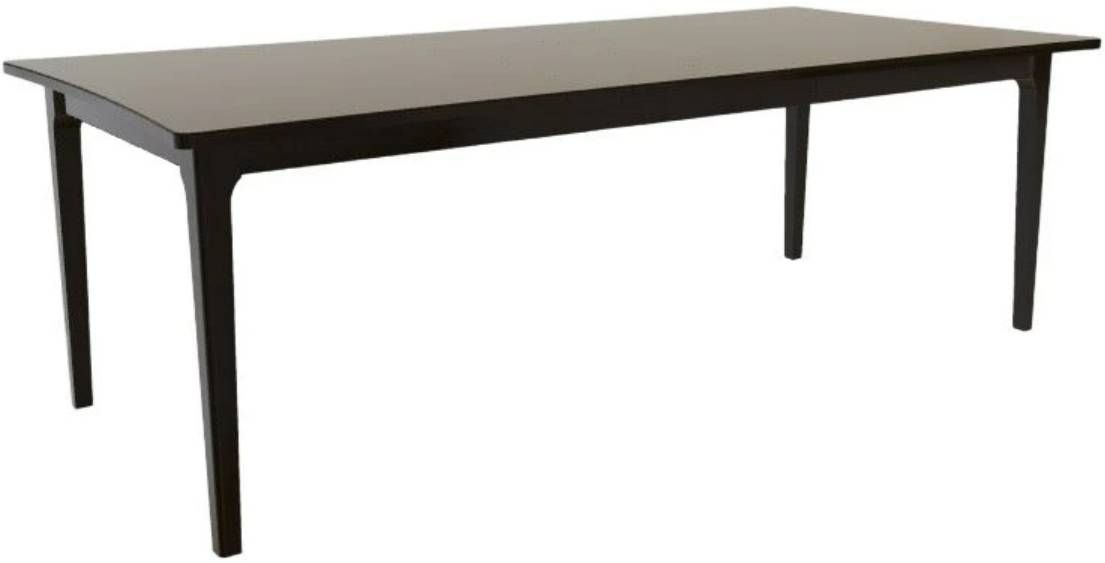 Mavin Customizable 42" x 66" Concave Extendable Dining Table with 2 ...