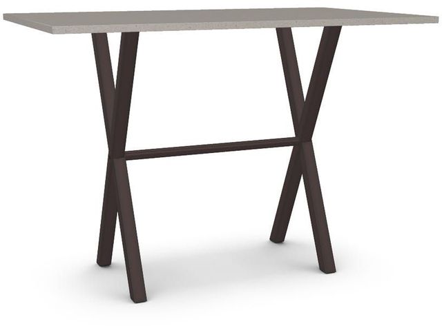 Amisco Customizable Alex 36" Thermo Fused Laminate Bar Table | Johan's ...