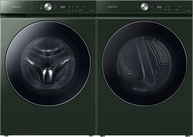 Samsung Bespoke Green Front Load Laundry Pair | Midland Appliance ...