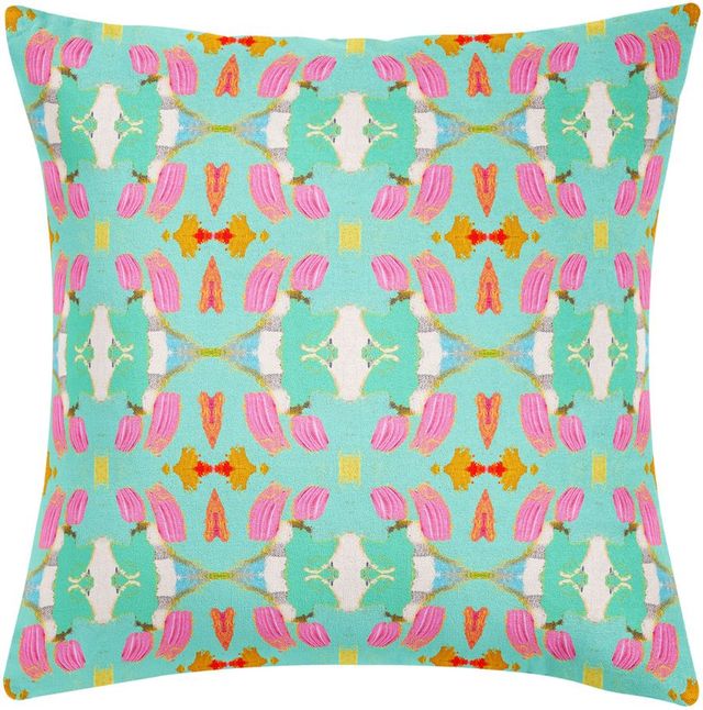 Laura Park Designs Birds of Paradise Green 22 x 22 Pillow | Miskelly ...