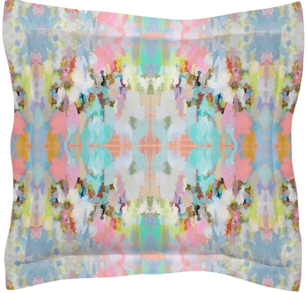 Laura Park Designs Brooks Avenue Microlux Euro Sham | Miskelly Furniture