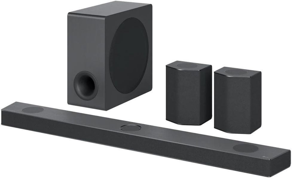 LG 9.1.5 ch High Resolution Audio Black Soundbar System with Dolby ...