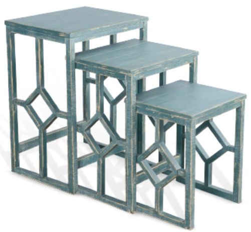 Sunny Designs™ 3-Piece Sea Grass Nesting Table Set | Brownie Furniture ...
