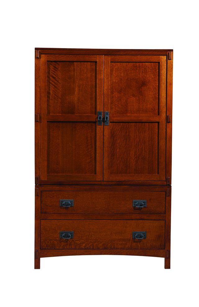 Mavin American Craftsman Armoire | Fitzgerald Home Furnishings ...