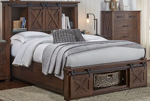 A-America® Sun Valley Rustic Timber Rotating Storage Bed | Fischer ...