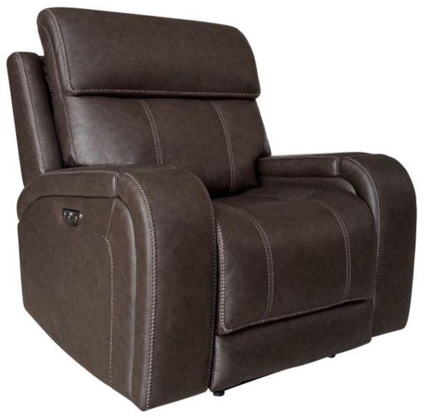 Behold™ Home Newport Walnut Dual Power Recliner | Miskelly Furniture