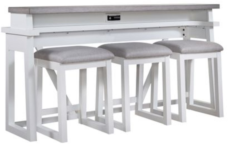 Bar table and stools set furniture store