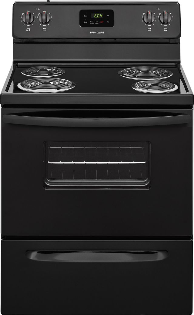 Frigidaire® 30" Free Standing Electric Range-Black | The Appliance Store