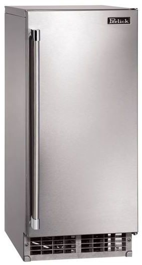 Perlick® Signature Series 15" 55 lb. Stainless Steel Clear Ice Maker