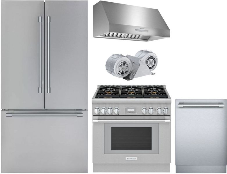 Thermador® 5 Piece Stainless Steel Kitchen Package | Albert Lee ...