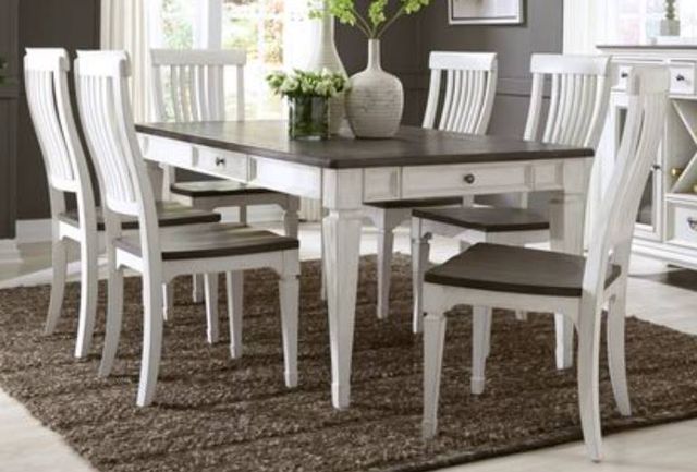 Liberty Furniture Allyson Park 7-Piece Two-Tone Rectangular Table Set ...