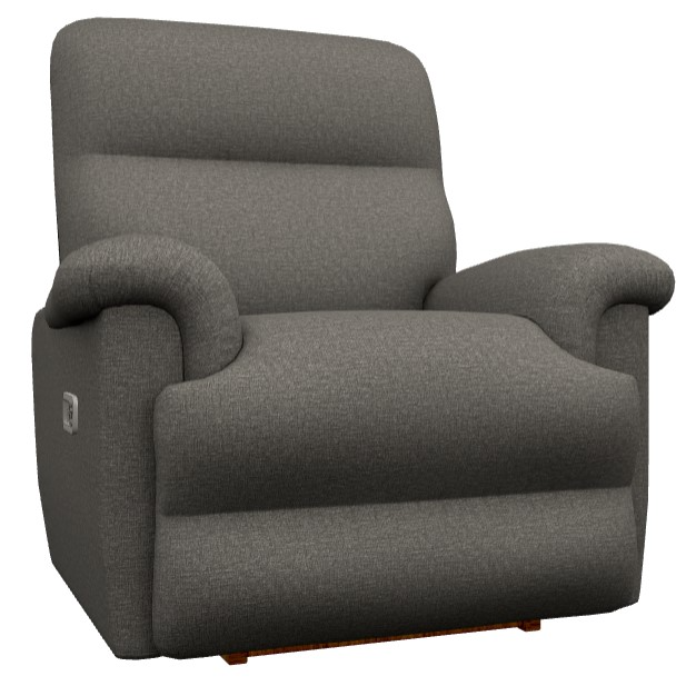 La Z Boy Jay Granite Power Rocking Recliner with Headrest and Lumbar Great Rooms Furniture and Mattresses