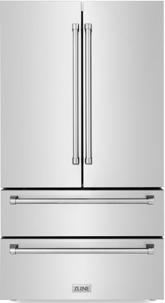 ZLINE 36 in. 22.5 Cu. Ft. Fingerprint Resistant Stainless Steel Counter ...