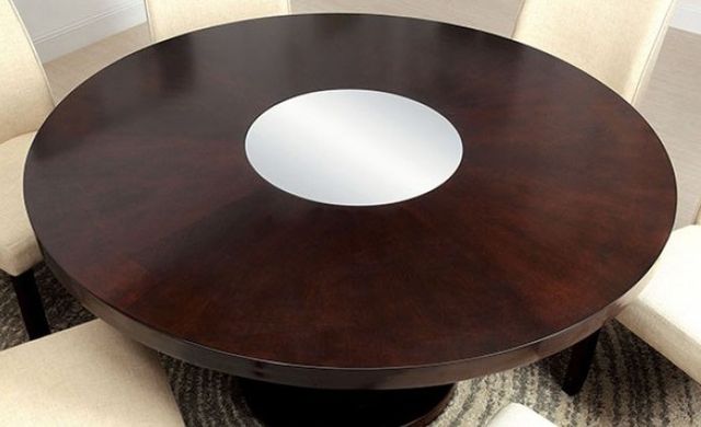 Furniture of America® Cimma Espresso Round Dining Table | Parks Home ...
