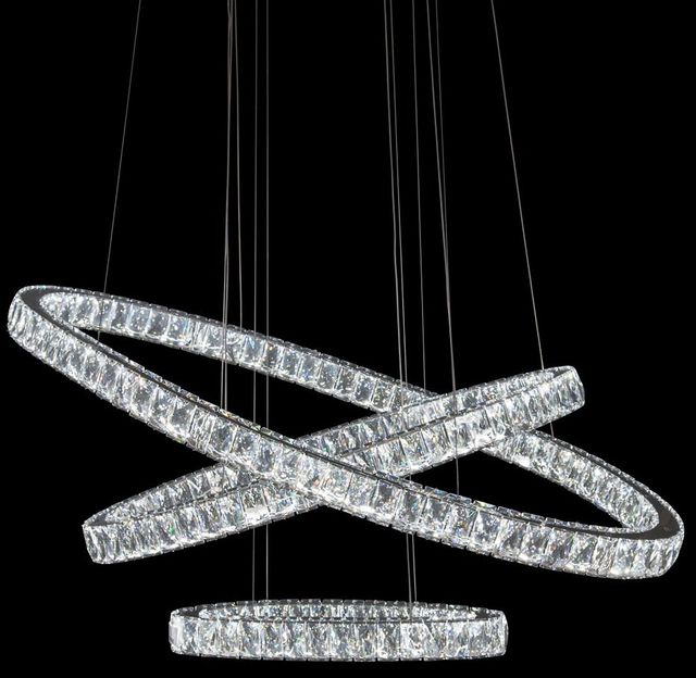 Michael Amini® Asteroids Silver LED Large Chandelier | Mary’s Wholesale ...