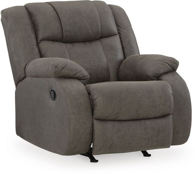 Signature Design by Ashley® First Base Gunmetal Recliner | Lamphere's ... Signature Design by Ashley® First Base Gunmetal Recliner | Lamphere's ...