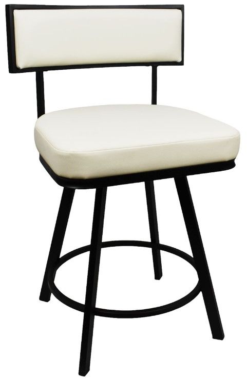 Steve Silver Co. Zenon Black/White Counter Stool | Midwest Clearance ...