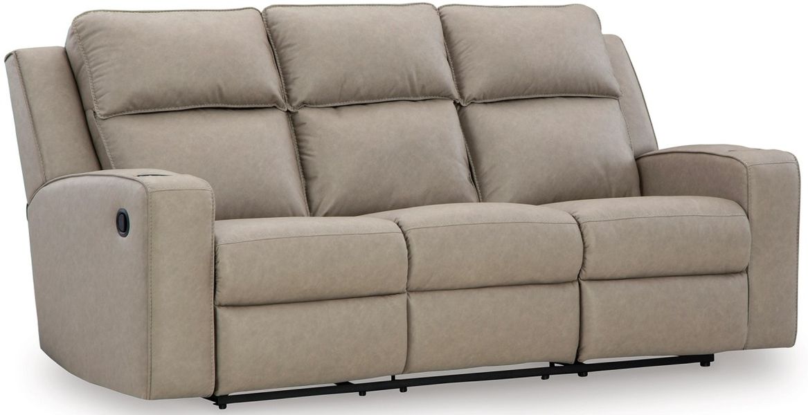Signature Design by Ashley® Lavenhorne Pebble Reclining Sofa with Drop ...