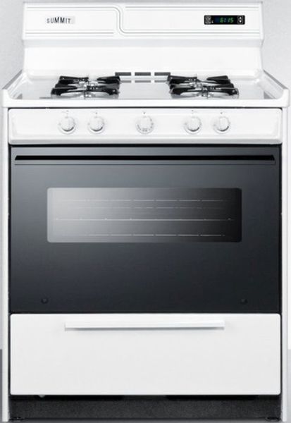 Summit® 30" White Freestanding Gas Range | Appliance Home Store ...