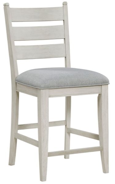 Homelegance® Wyatt Gray/Weathered White Counter Stool | Furniture ...