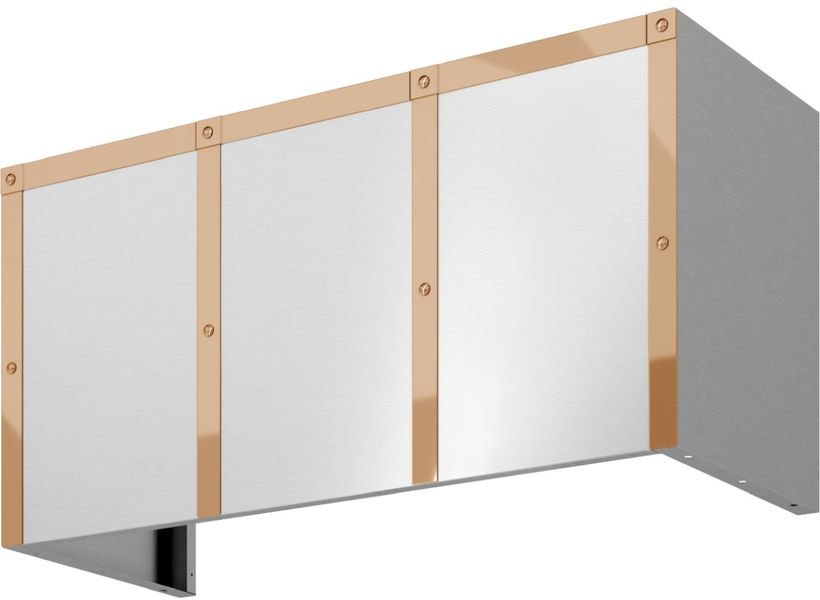 Zephyr Designer Collection 36" x 18" Polished Copper Duct Cover Banding ...