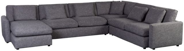 Porter International Designs Cullen 4-Piece Gray Left-Arm Facing ...