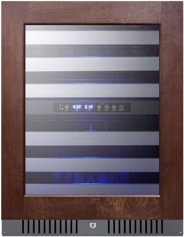 Summit® 24" Panel Ready Built In Wine Cooler | Cluett’s Appliance ...