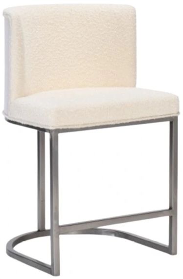 Legacy Classic Biscayne Beige/Stainless Steel Counter Chair | Colder's ...
