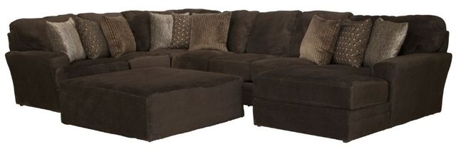 Jackson Furniture Mammoth 4-Piece Chocolate Right Side Facing U-Shape ...